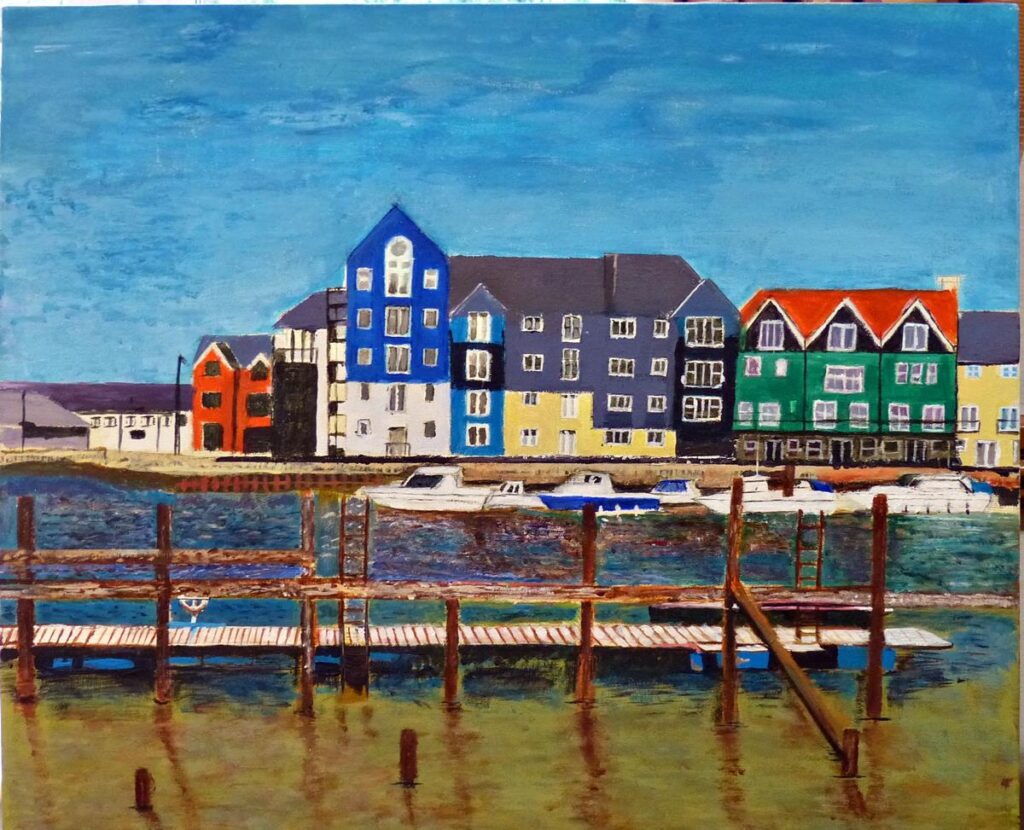 Beautiful acrylic paintings by a talented resident artist - Creative Minds
